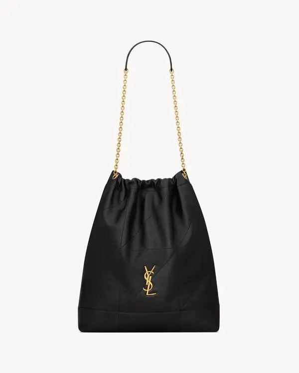 Saint Laurent Jamie Large Pochon Bag In Lambskin