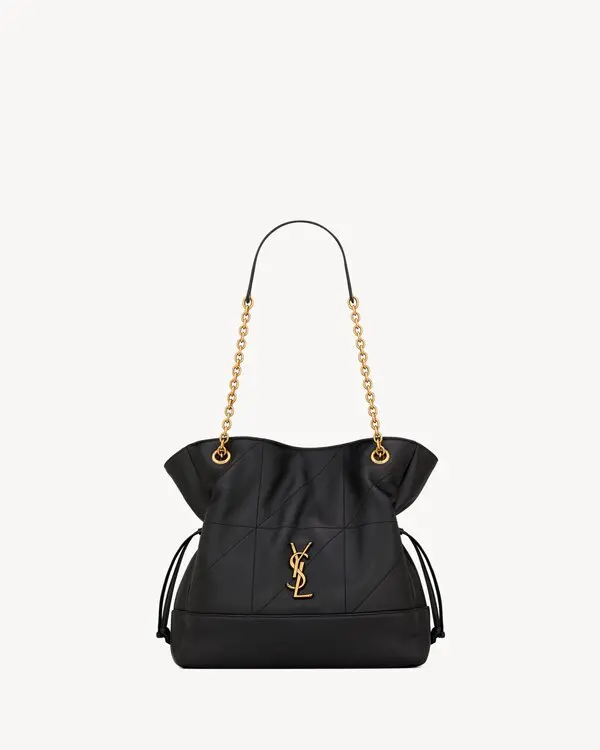 Saint Laurent Jamie Shopping Small Lambskin Bag - Black