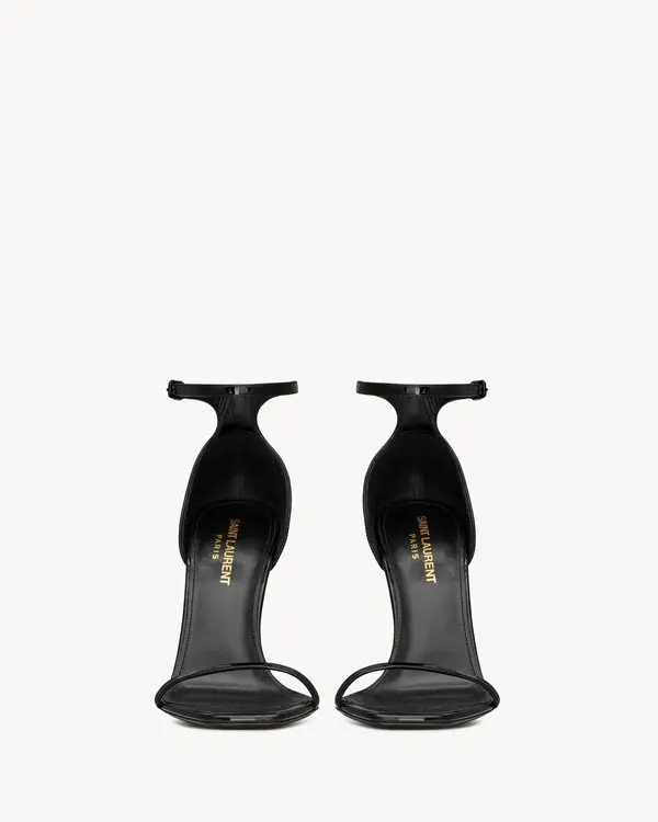 Saint Laurent Patent Leather Opyum Sandals