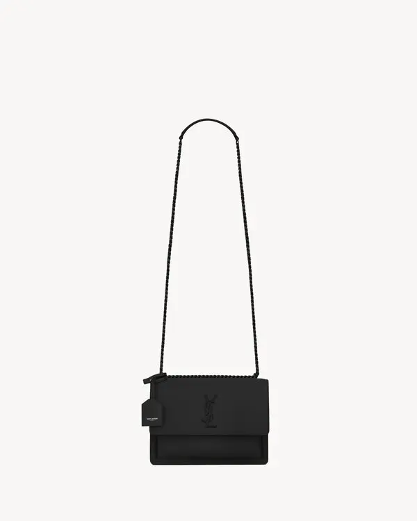 Saint Laurent Medium Sunset Bag - Black