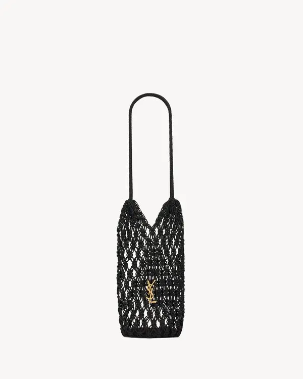 Saint Laurent Cassandre Large Crochet Tote