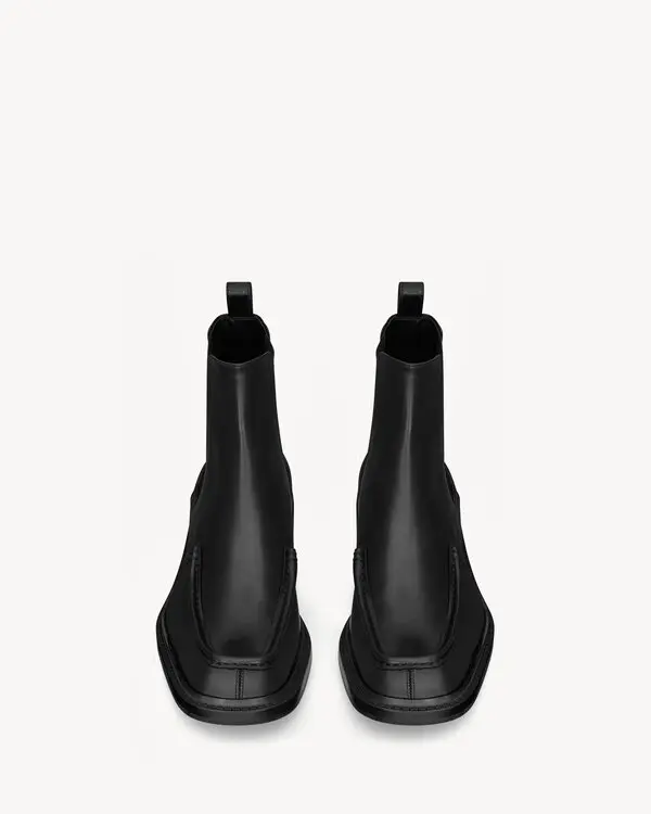 Saint Laurent Joe Chelsea Boots In Smooth Leather