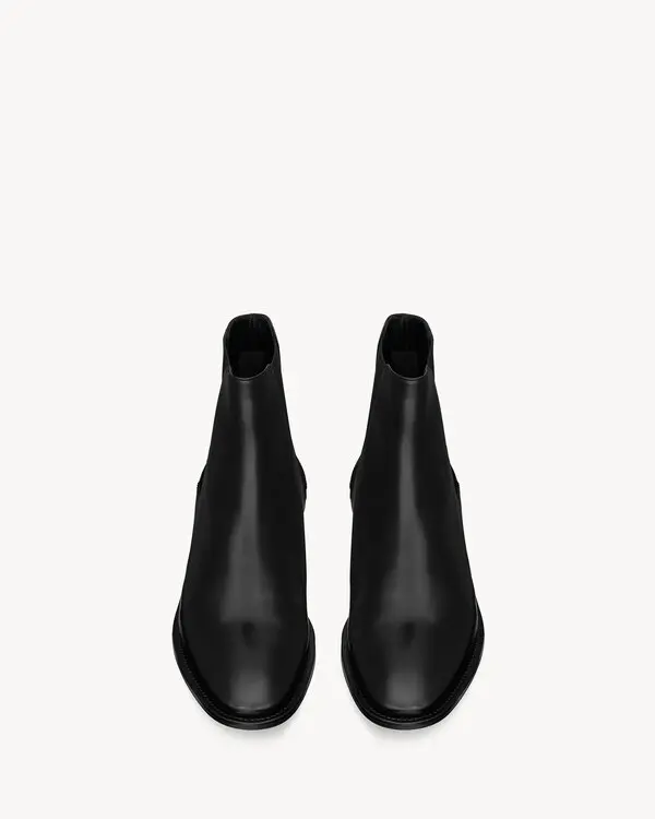 Saint Laurent Adrien Chelsea Boots In Box Leather
