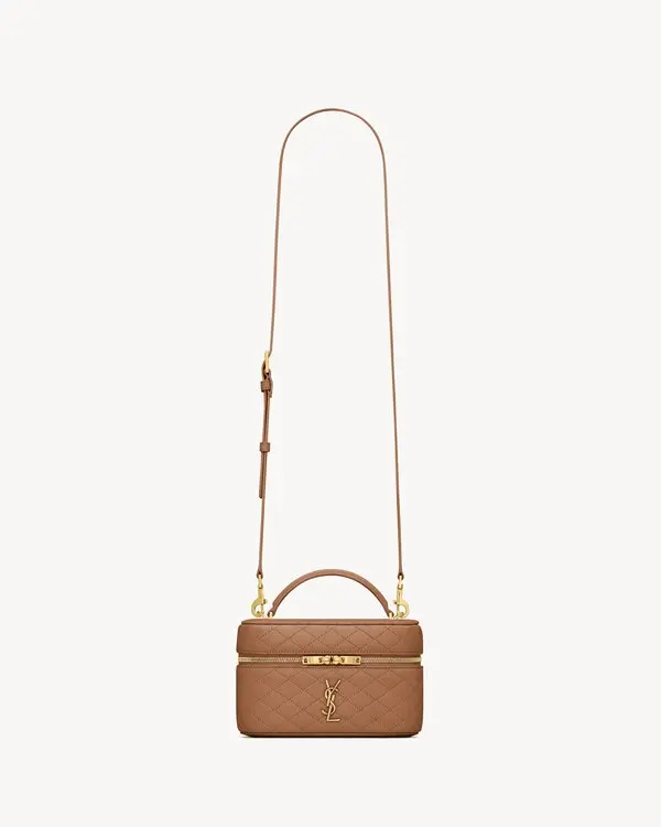 Saint Laurent Gaby Vanity In Lambskin - Fox