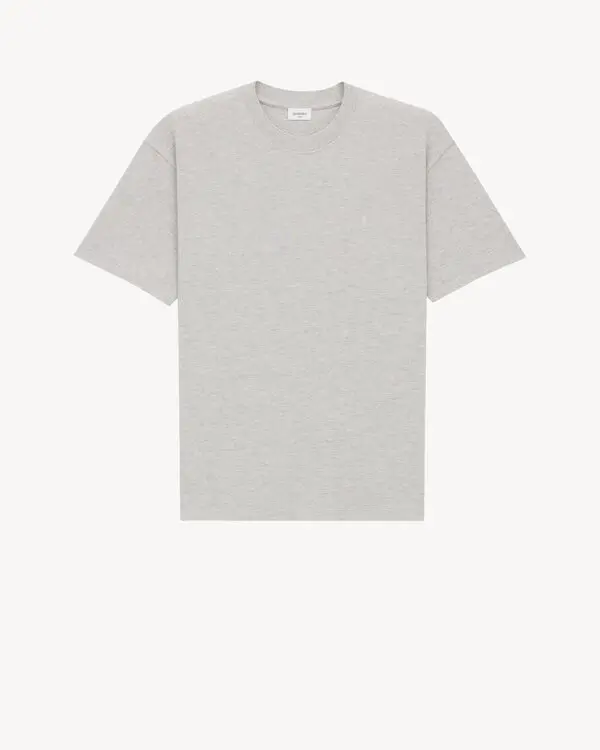 Saint Laurent Cassandre Oversize T-shirt In Piqu