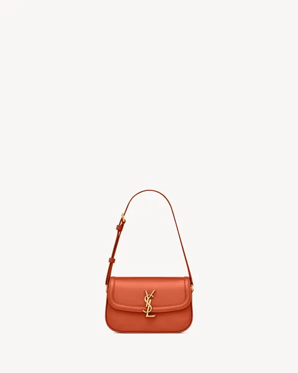 Saint Laurent Solferino Mini Bag - Dark Mandarin