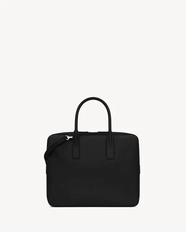 Saint Laurent Museum Briefcase In Black | Editorialist
