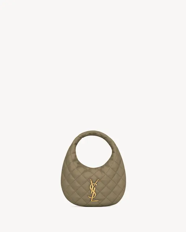 Saint Laurent Quilted Nappa Baby Icare Bag - Strong Moss