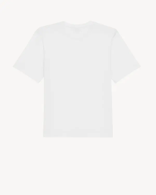 Saint Laurent Oversized Crescent Moon Embroidery T-shirt - Blanc