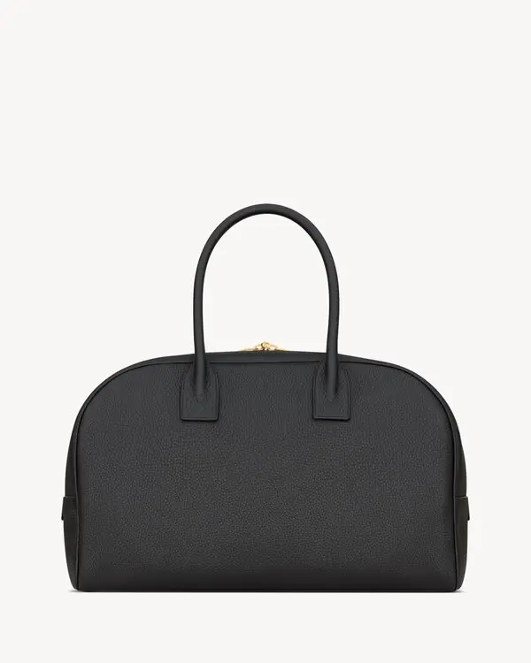 Saint Laurent Sac De Jour Boston Grained Leather Bag - Black