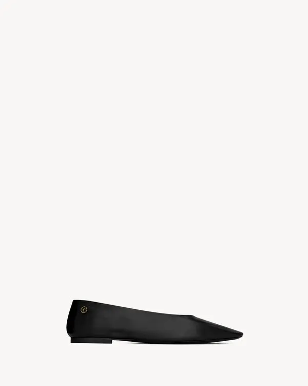 Saint Laurent Smooth Leather Ballerinas