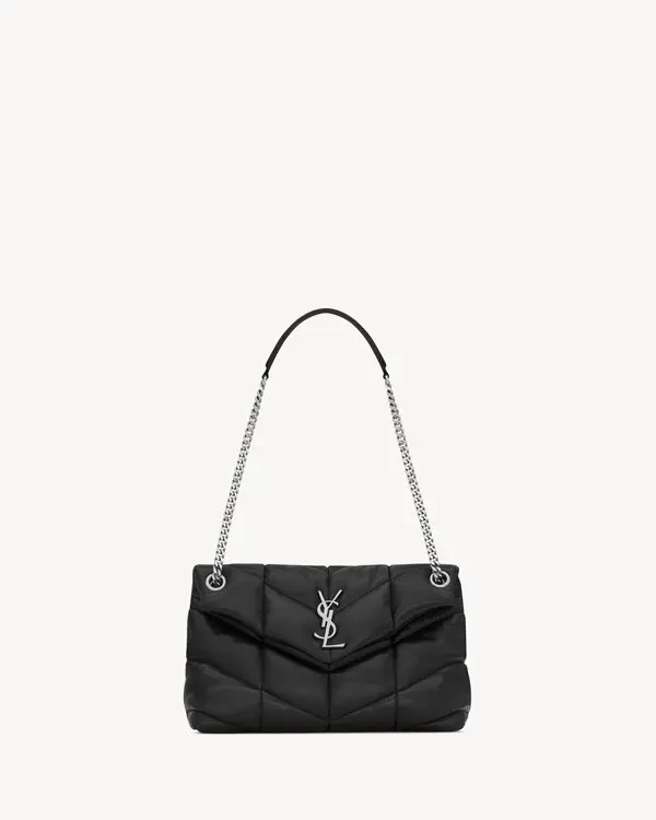 Saint Laurent Puffer Small Lambskin Bag