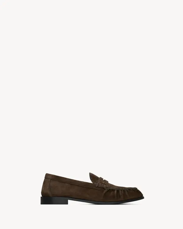 Saint Laurent Le Loafer Supple Suede - Mickey Grey