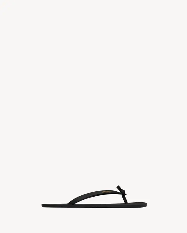 Saint Laurent Leather Flip-flops
