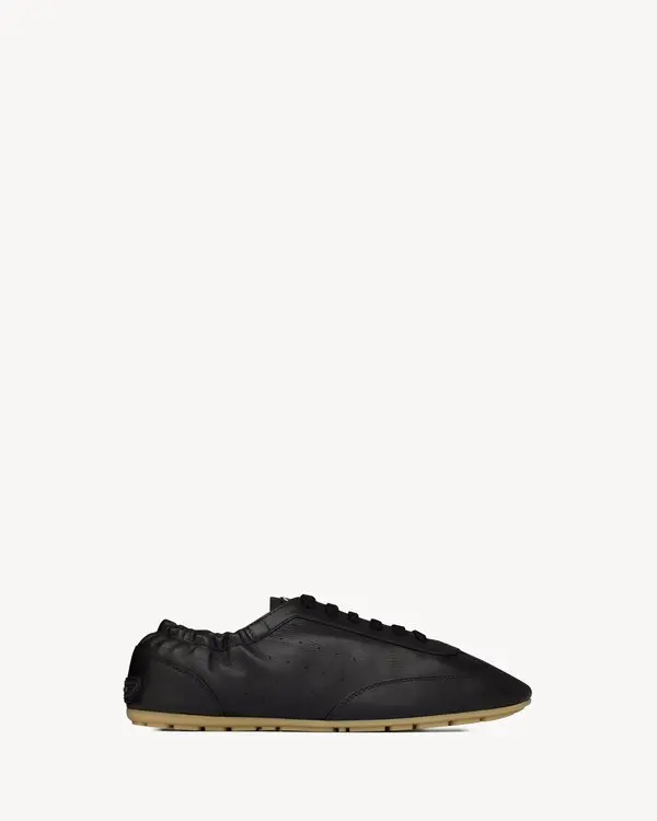 Saint Laurent Lewis Sneakers In Grained Leather