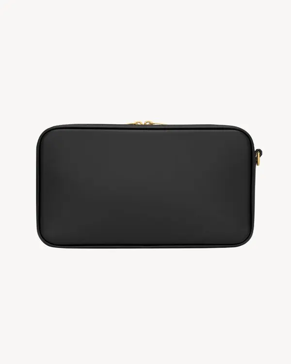 Saint Laurent Travel Pouch In Smooth Leather