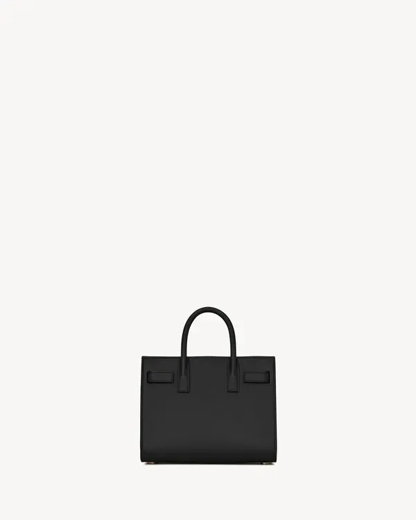 Saint Laurent Sac De Jour Smooth Leather Bag - Black