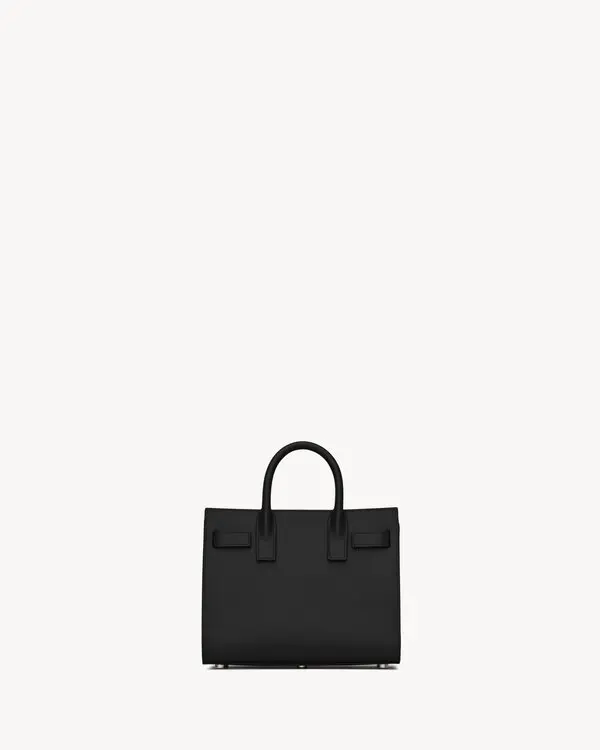 Saint Laurent Sac De Jour Grained Leather Bag - Black
