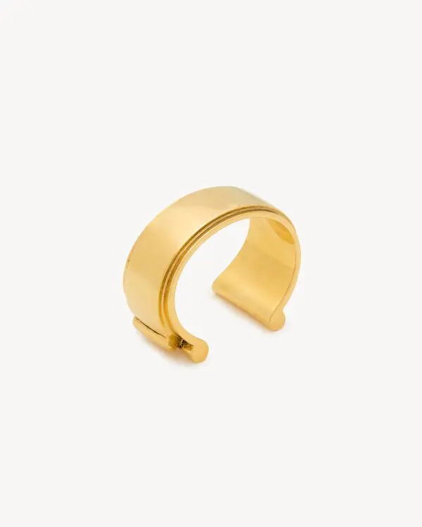 Saint Laurent Scroll Cuff Bracelet - Gold