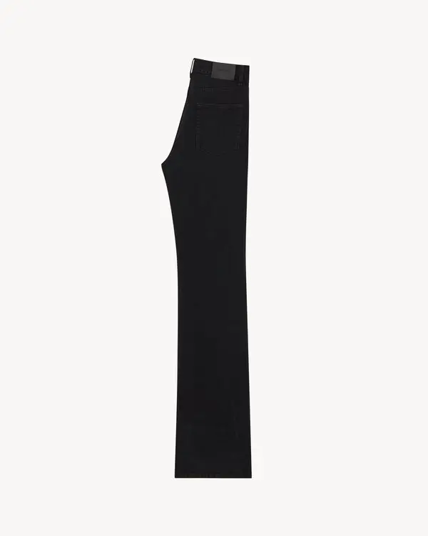 Saint Laurent 70's High-rise Flared Jeans - Old Black