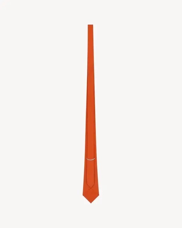 Saint Laurent Silk Habutai Tie