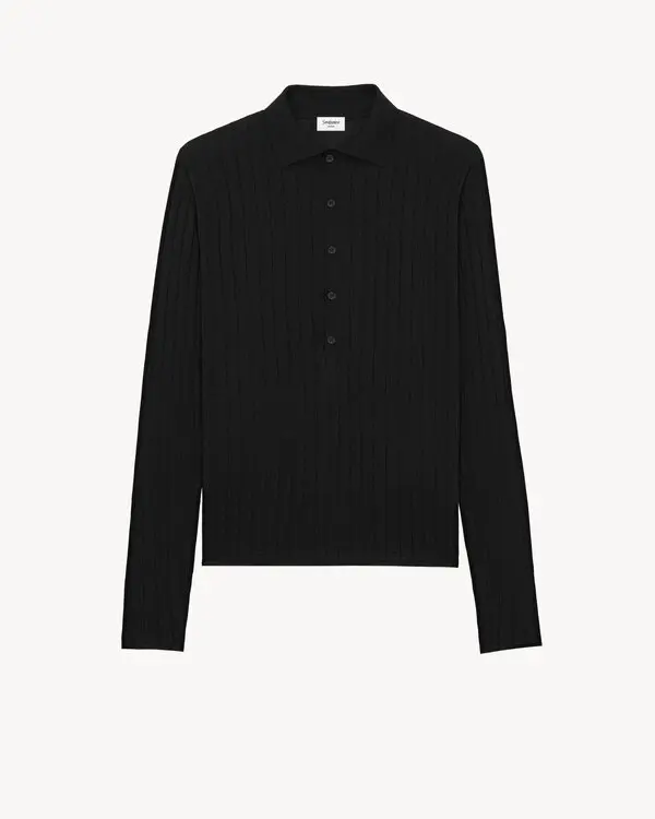 Saint Laurent Polo In Wool