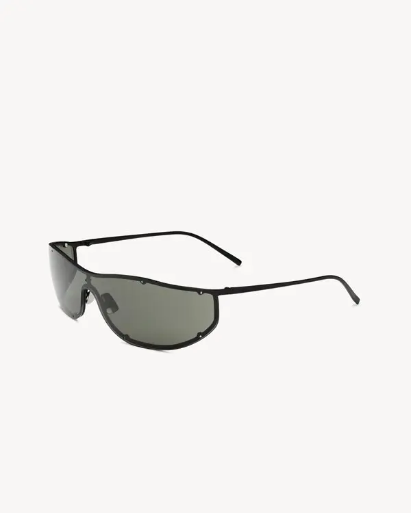 Saint Laurent Rimless Shield Sunglasses - Black