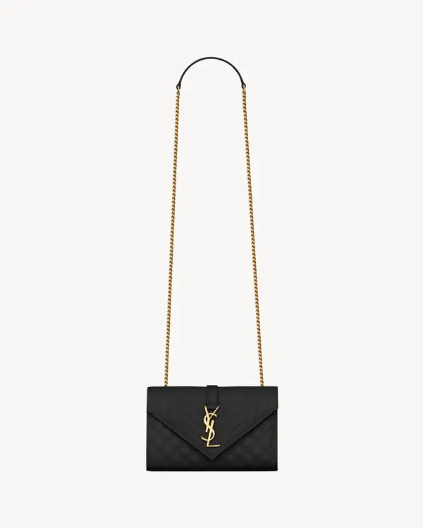 Saint Laurent Envelope Small Bag - Black