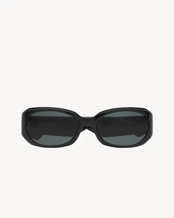 Saint Laurent Sl 868 Oval Sunglasses - Black