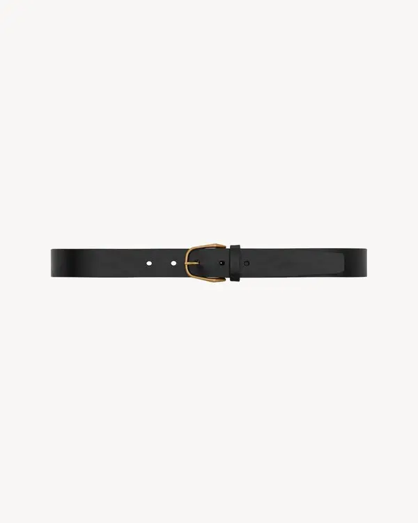 Saint Laurent Minimal Belt - Black