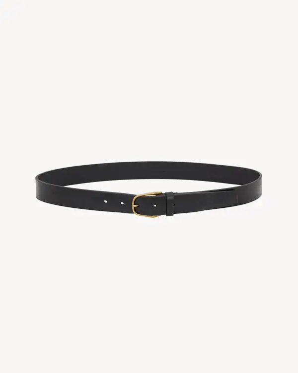 Saint Laurent Minimal Belt - Black