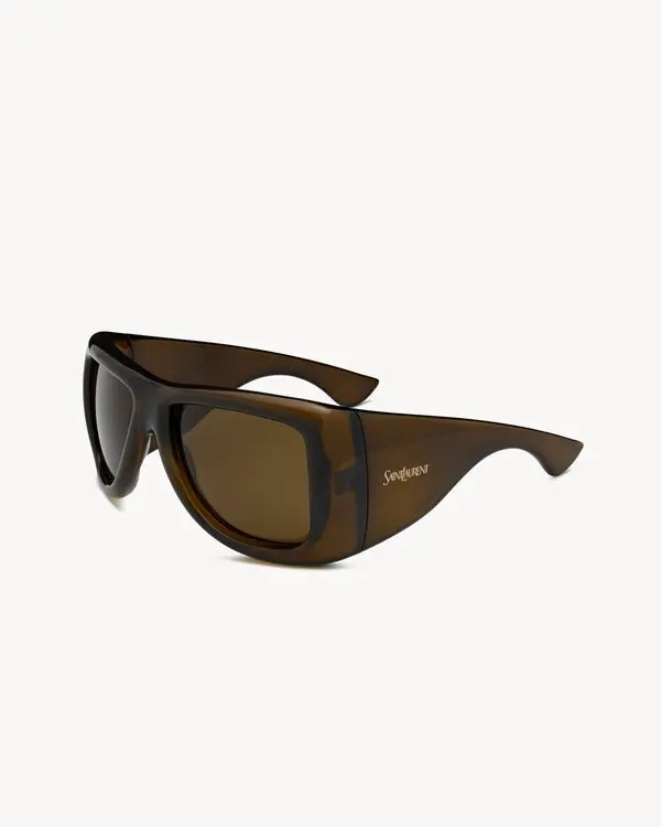 Saint Laurent Sl 902 Howl Sunglasses - Transparent Khaki