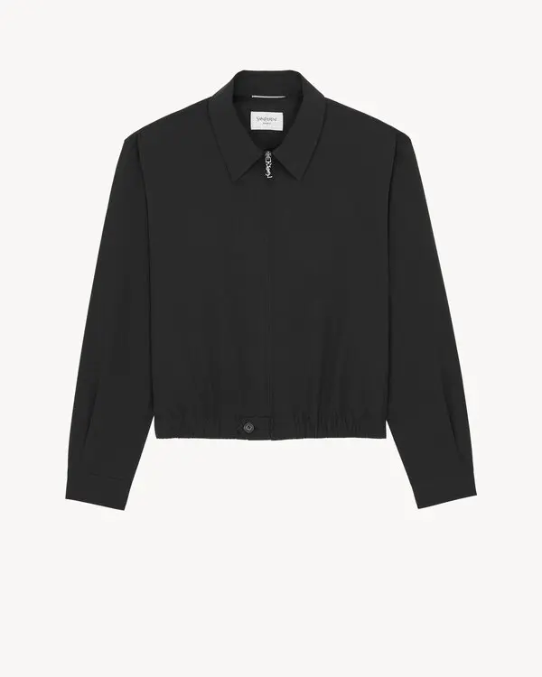 Saint Laurent Cotton Poplin Jacket