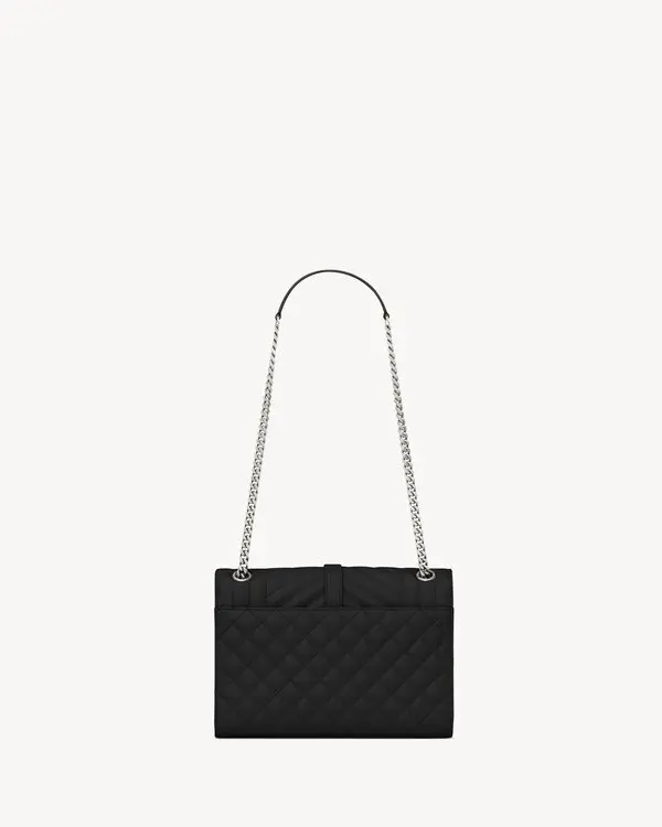 Saint Laurent Envelope Medium Bag - Black