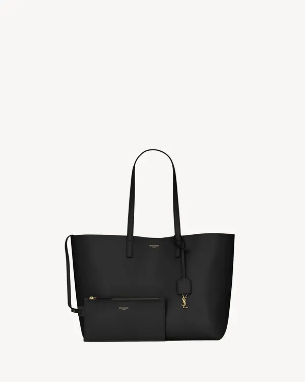 Saint Laurent East West Shopping Tote Bag - Black