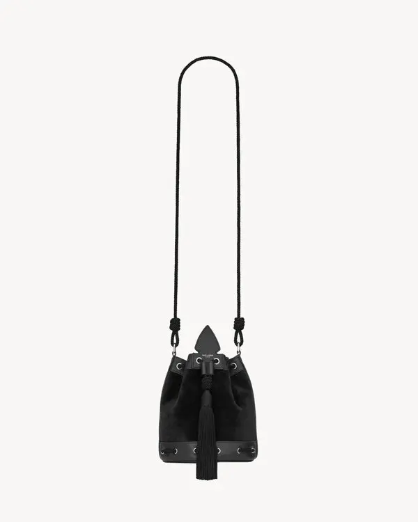 Saint Laurent Anja Suede Bucket Bag