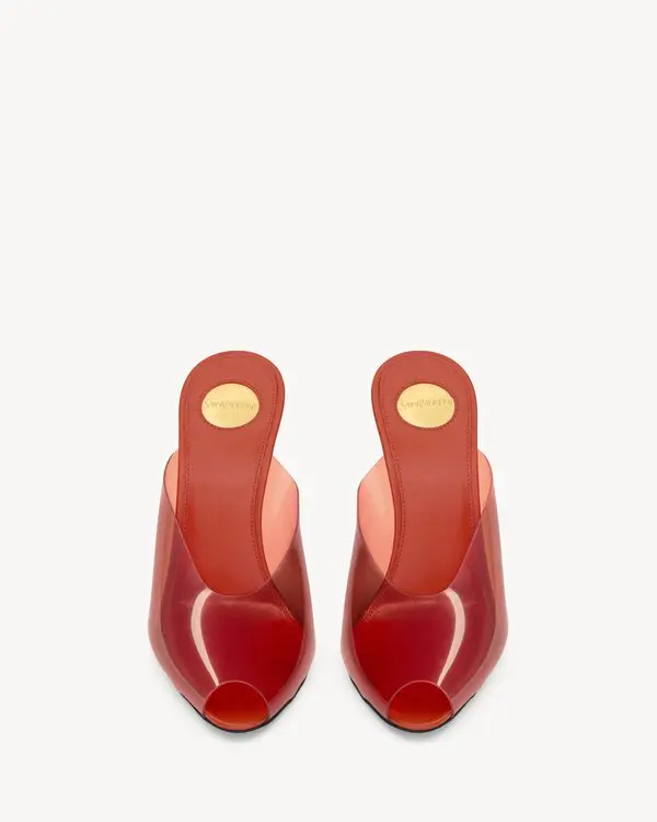 Saint Laurent Sabrina Mules In Tpu