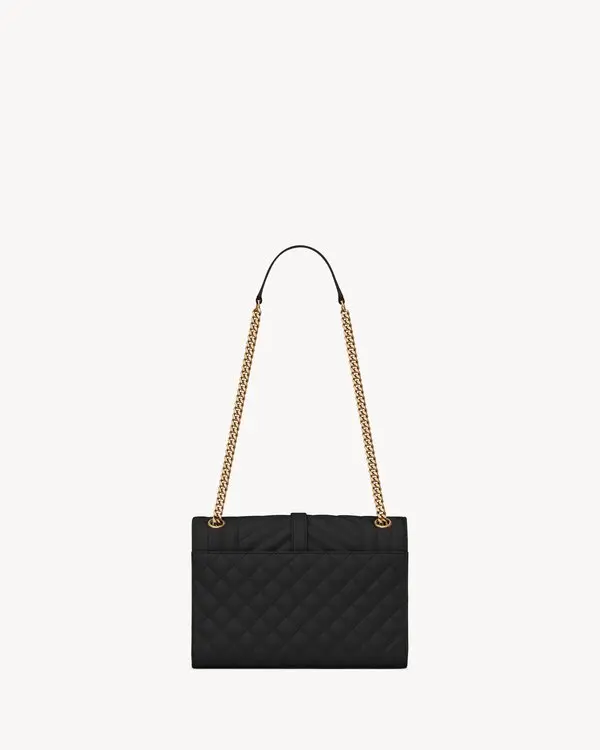 Saint Laurent Envelope Medium Bag - Black