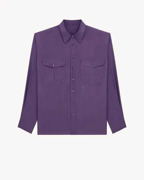 Saint Laurent Shirt In Silk