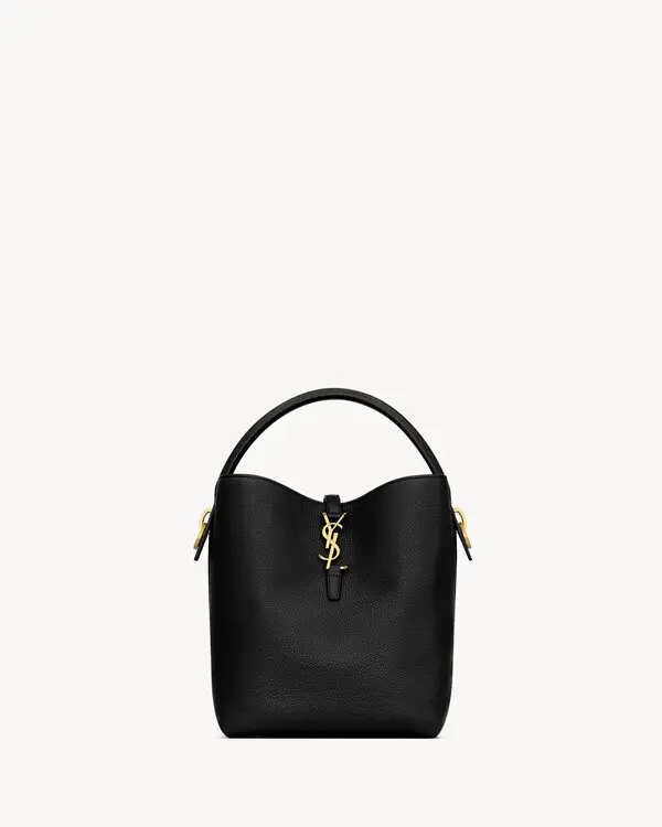 Saint Laurent Le 37 Supple Bucket Bag - Black