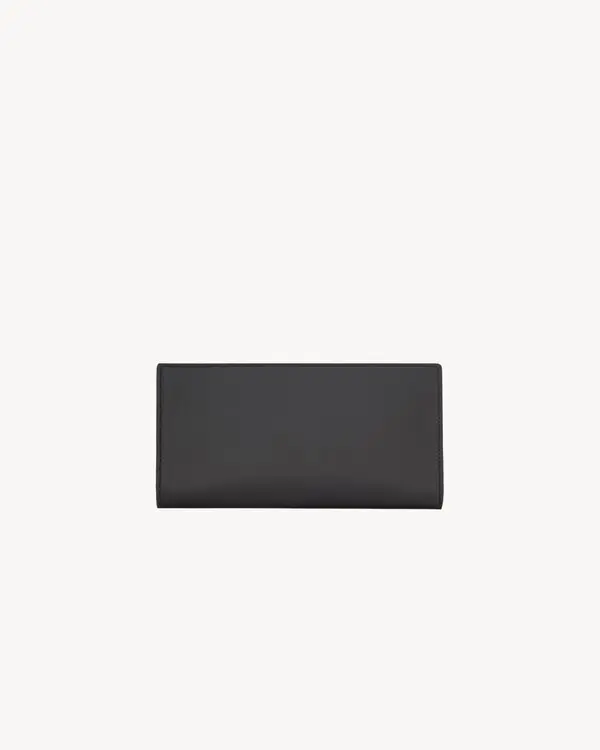 Saint Laurent Paris Zip Wallet In Smooth Leather