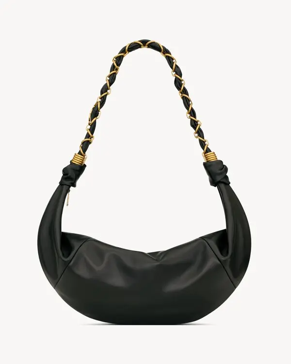 Saint Laurent Amalia Hobo Bag In Lambskin