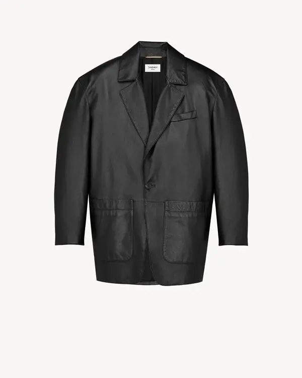 Saint Laurent Lambskin Leather Jacket