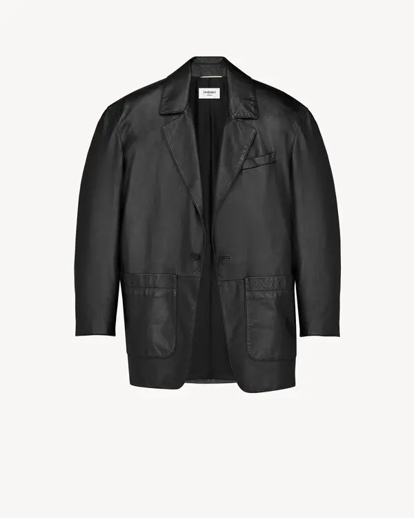 Saint Laurent Lambskin Leather Jacket