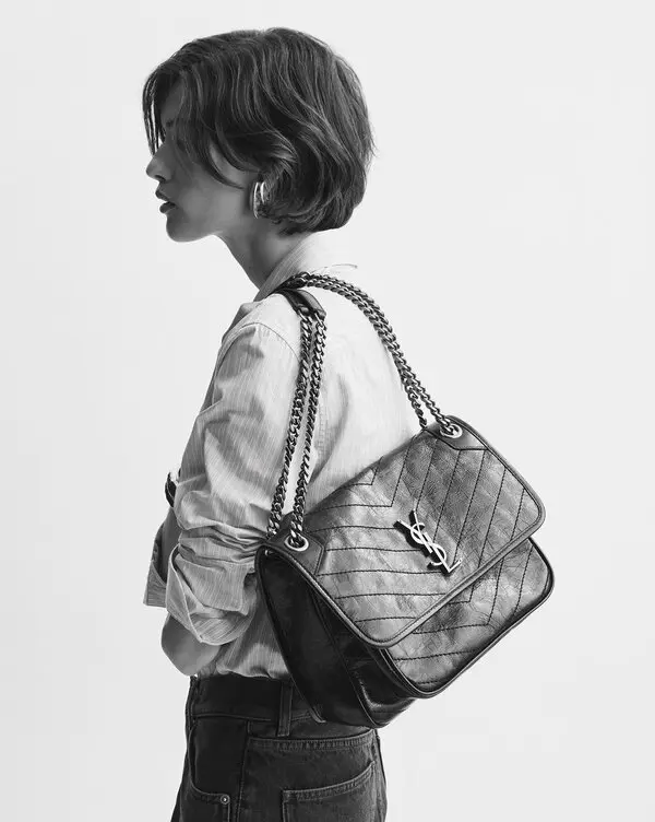 Saint Laurent Niki Medium In Vintage Leather