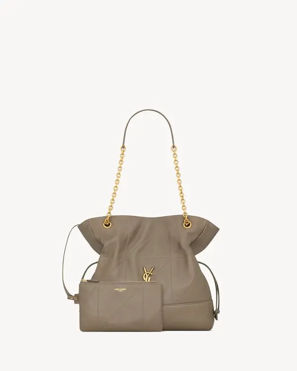 Saint Laurent Jamie Shopping Small Lambskin Bag