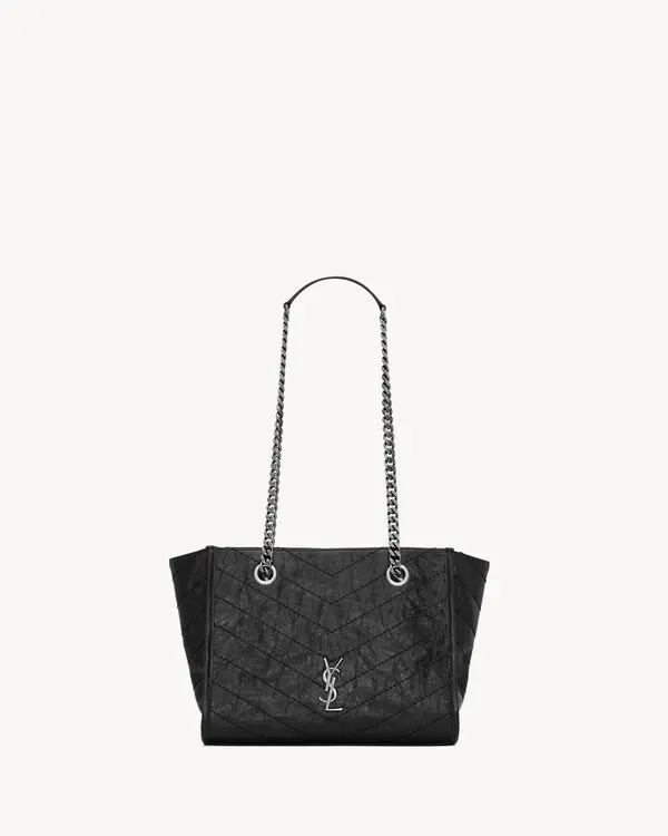 Saint Laurent Niki Small Shopping Bag - Black