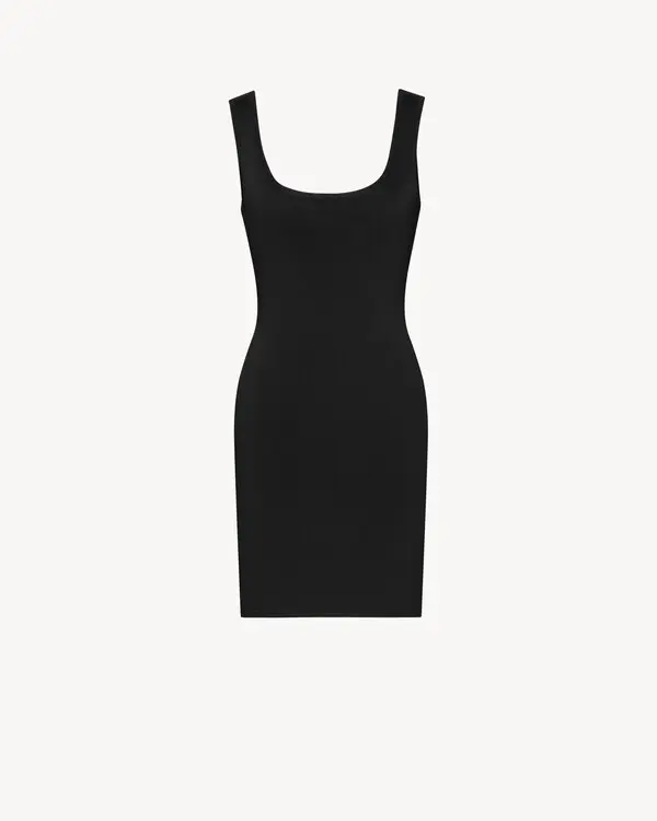 Saint Laurent Knit Tank Mini Dress