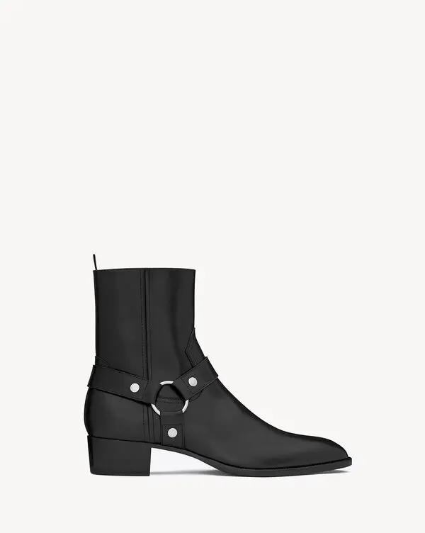 Saint Laurent Wyatt Harness Boots