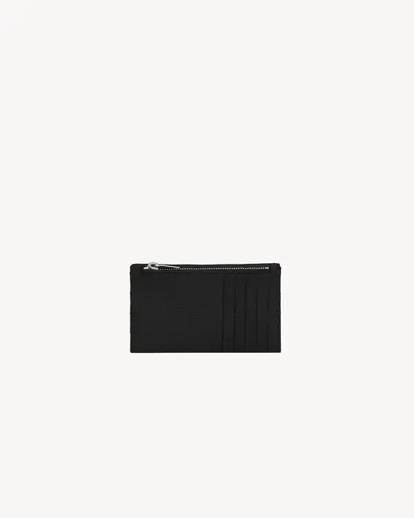 Saint Laurent Cassandre Matelassé Fragments Flap Card Case